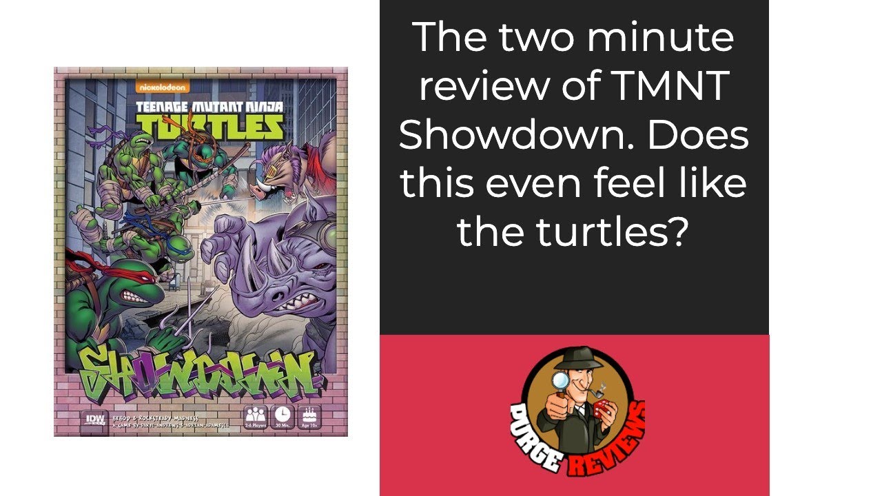 Teenage Mutant Ninja Turtles Showdown by Purge Reviews - YouTube