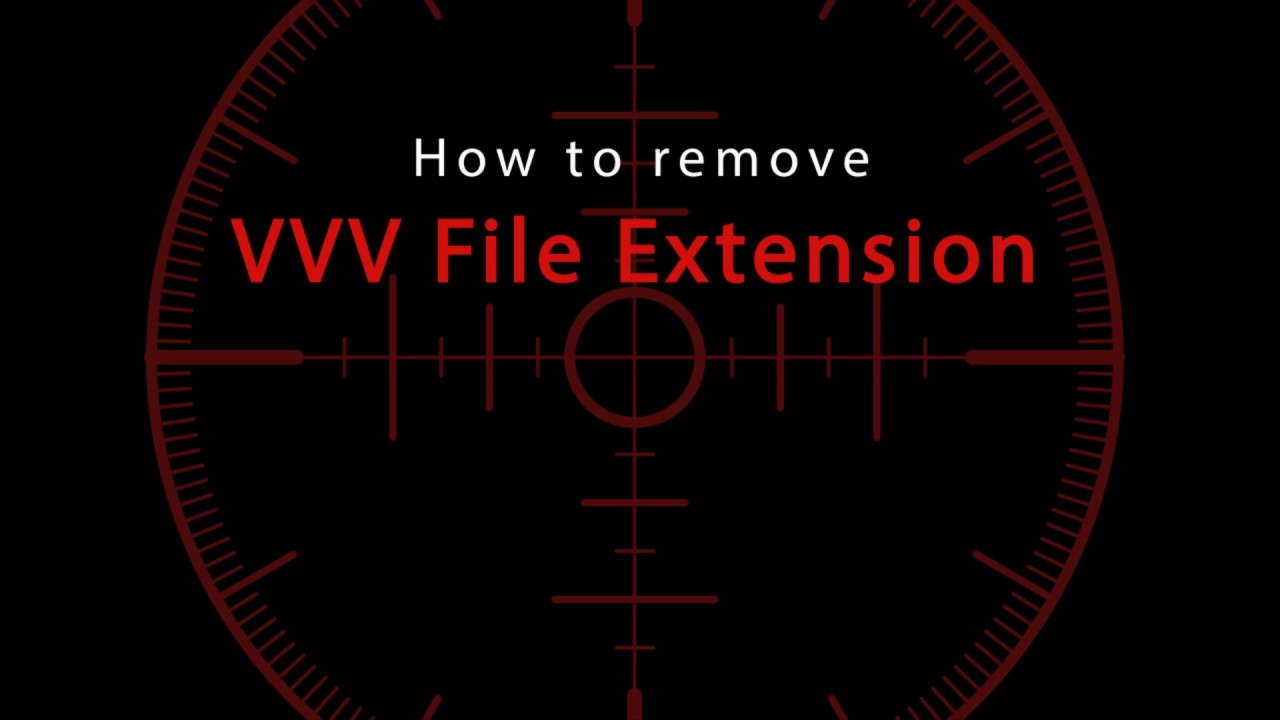 Delete VVV File Extension - YouTube