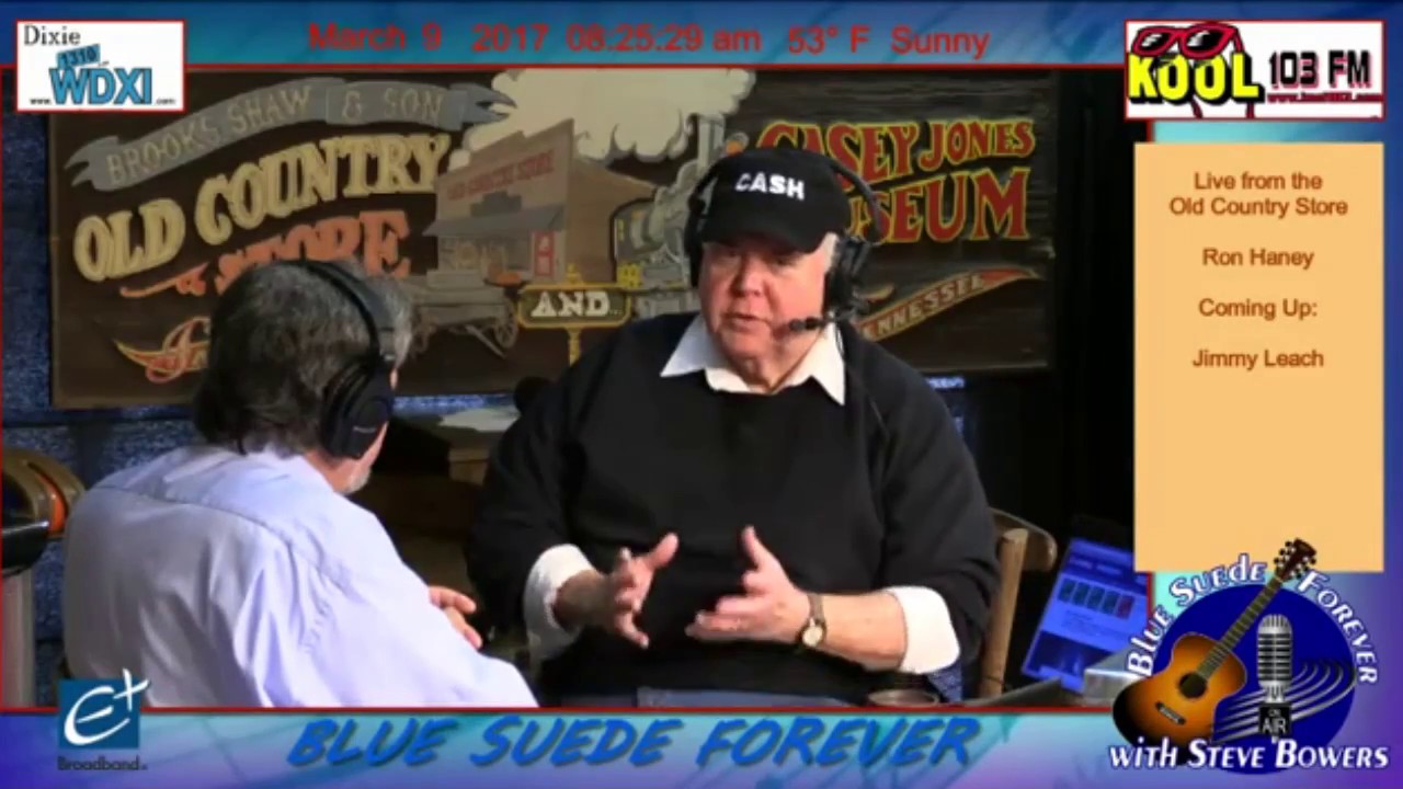 Ron Haney Guests on "Blue Suede Forever" with Steve Bowers - YouTube