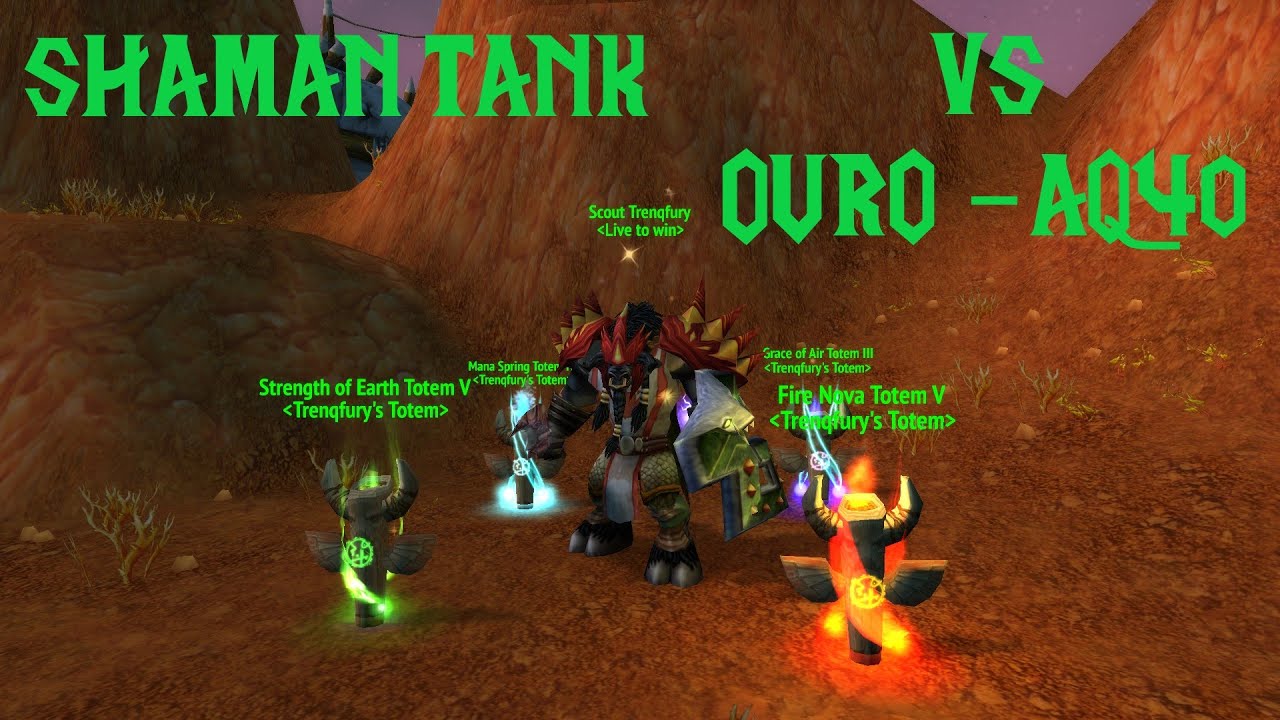 Shaman Tank vs. Ouro AQ40 | WoW Classic - YouTube