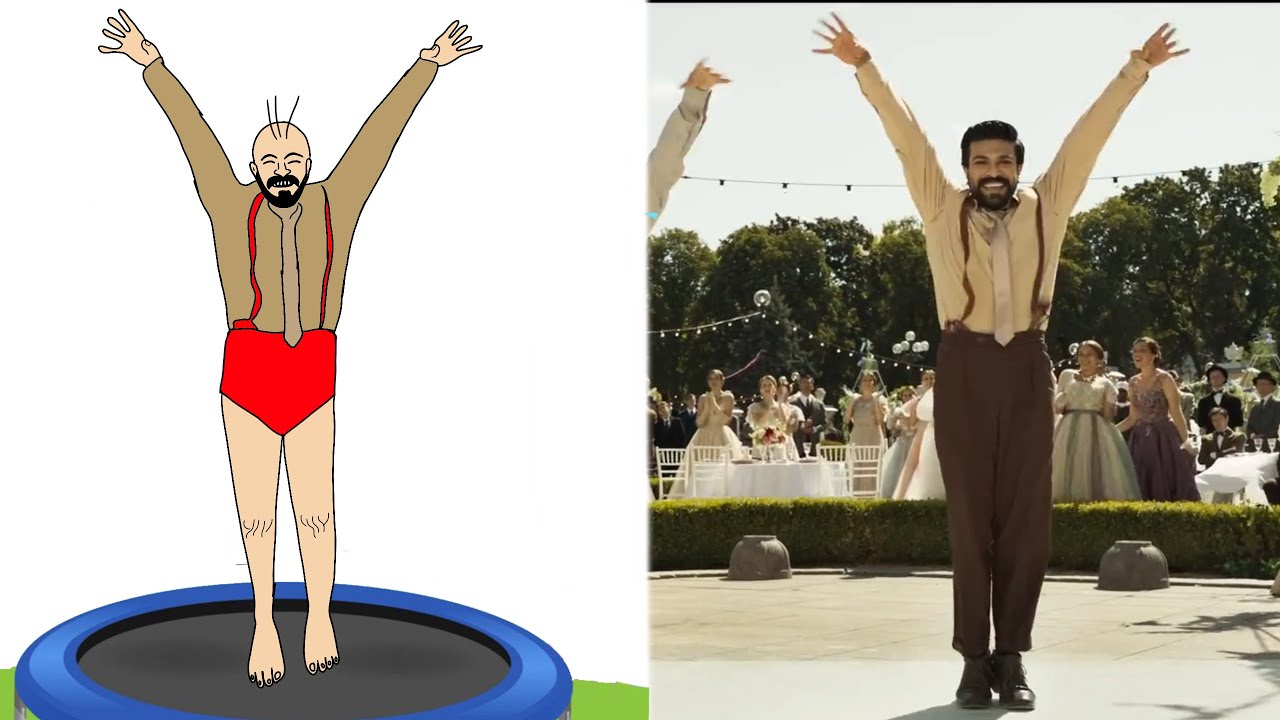 Nacho Nacho / rrr movie Funny drawing meme / Part 2 / ram charan ntr ...