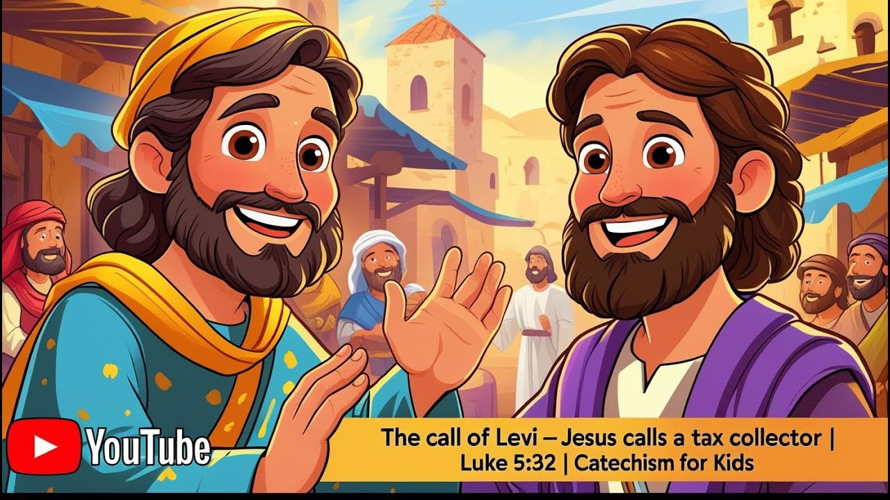 The Call of Levi — Jesus Calls | Luke 5:27–32 | Bible Stories for Kids ...