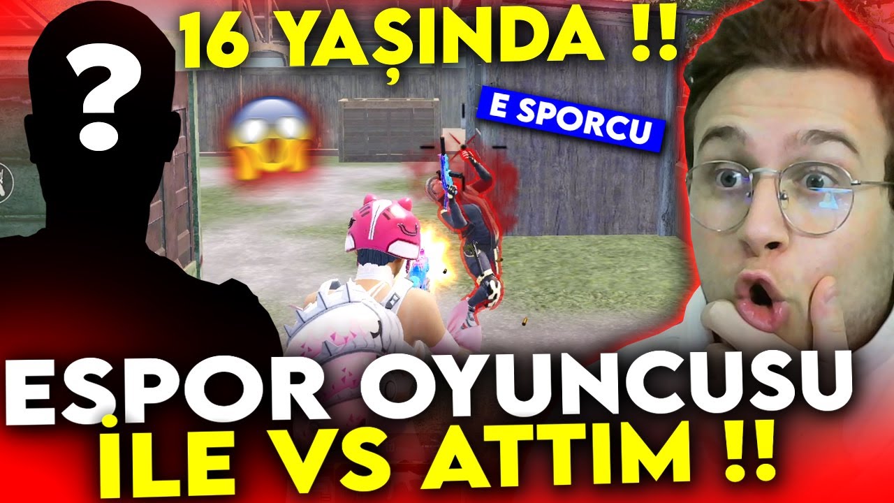 BU ADAM HİLE GİBİ OYNUYOR!! 16 YAŞINDAKİ ESPORCU İLE VS ATTIM!! PUBG ...