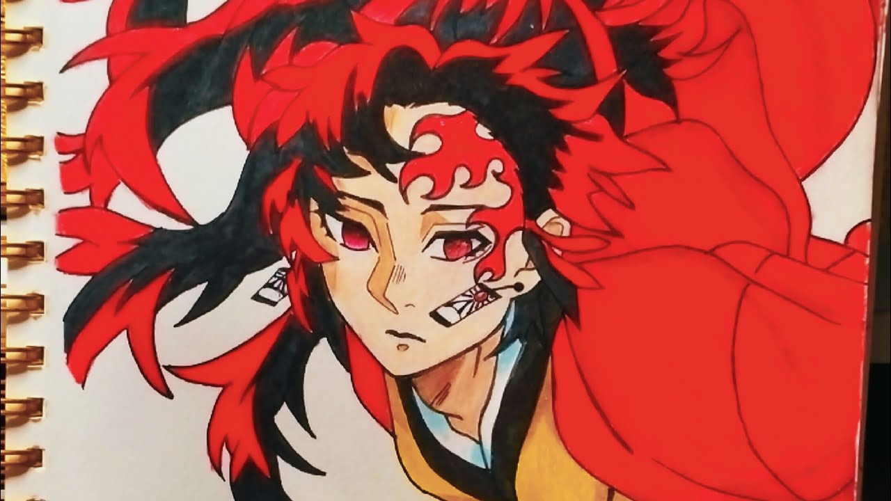 How to draw Yoriichi Tsugikuni|Drawing Yoriichi|Anime drawing|Demon ...