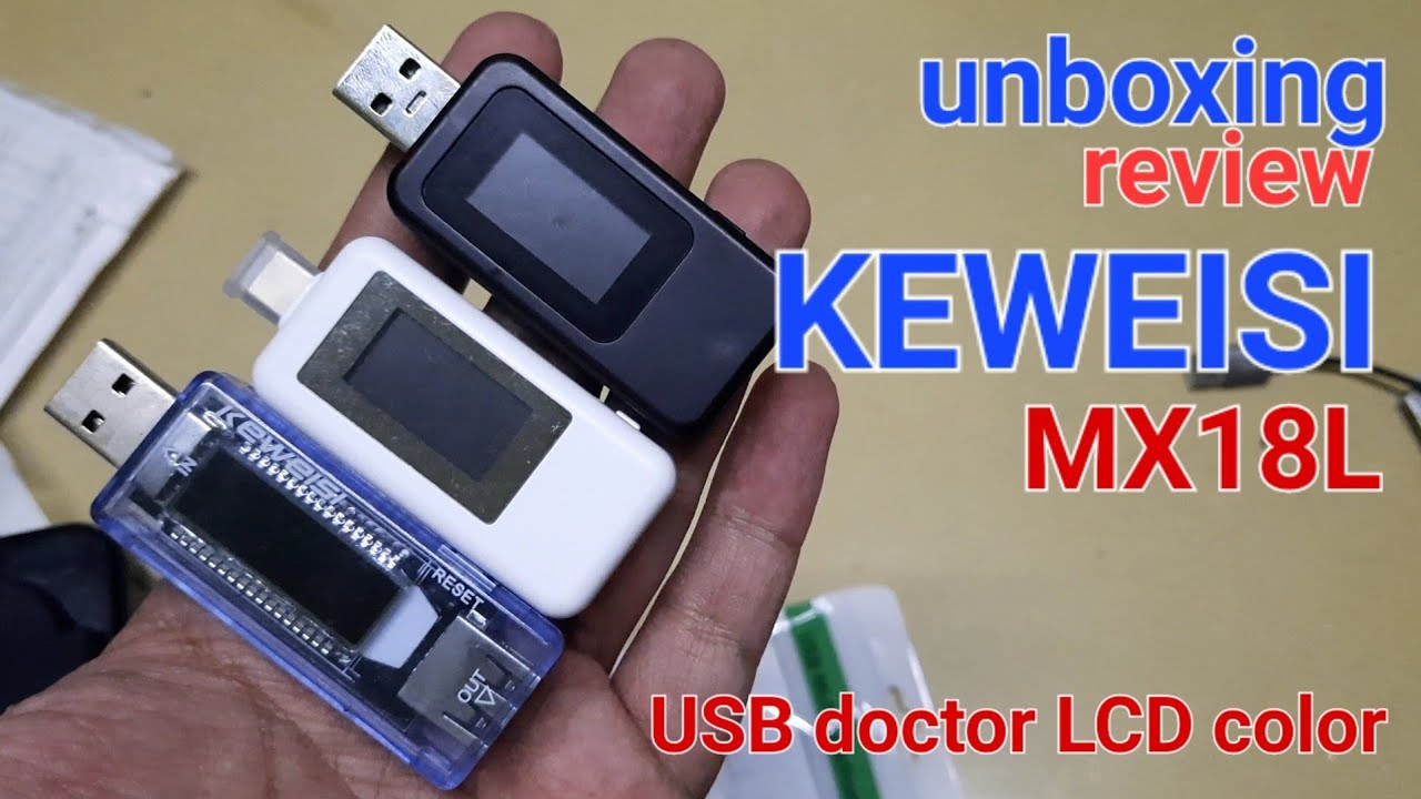 Keweisi USB doctor, watt meter | unboxing & Review - YouTube