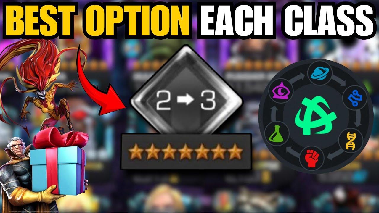 BEST 7 STAR RANK 3 OPTIONS RANKED | ALL 6 CLASS! | MARVEL CONTEST OF ...