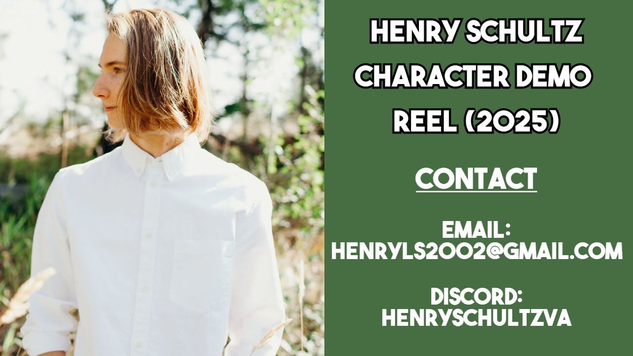 Henry Schultz - Character Demo Reel (2025) - YouTube