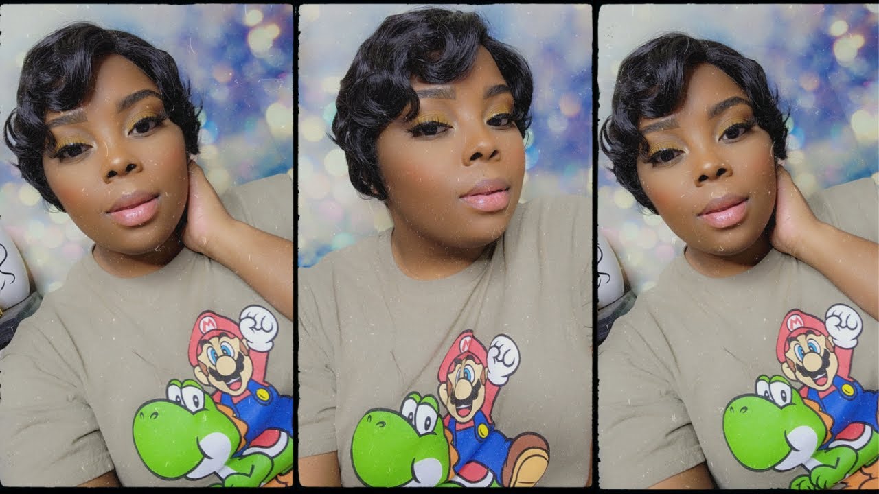 A Black Marilyn Monroe Wig?!! Only $40! | Its A Wig Love Me | Short Wig ...