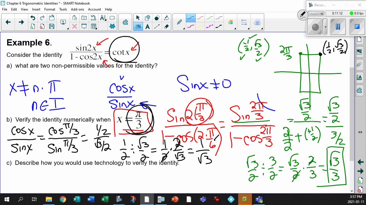 Unit 6 2 7 Introduction to Proving Double Angle Identities - YouTube