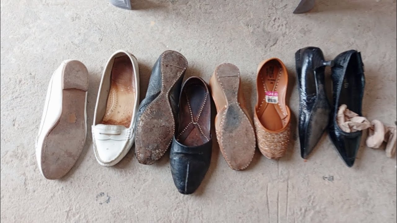 Well worn 3 pairs shoes collection | well worn and dirty shoes - YouTube