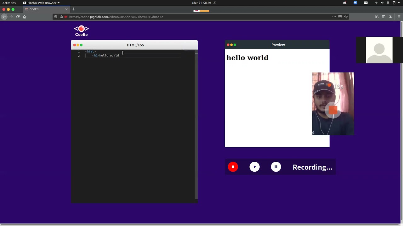 CodEd || Team Fool Stack || DEVSPACE || Ed Tech track - Winning entry. - YouTube