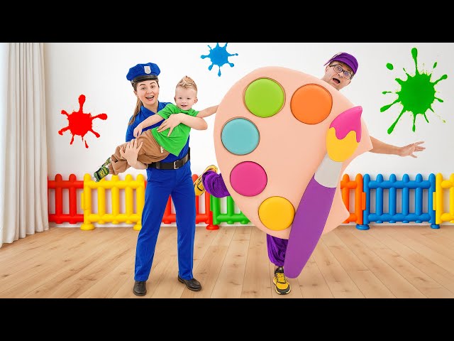 When Paint Comes to Life! Adam and Mom’s Color Adventure 🎨👩‍👦 - Videos ...