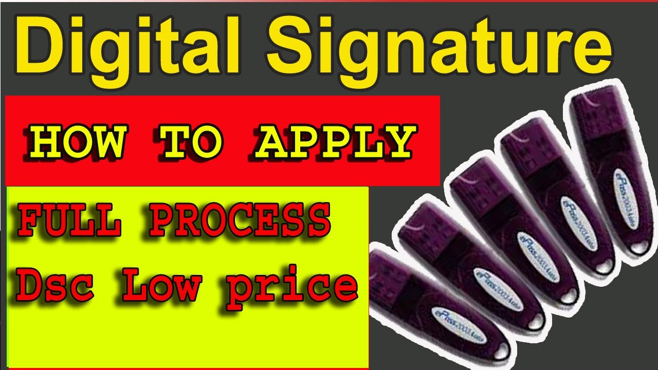 Apply for Digital Signature - Apply & Get DSC in 5 Minutes - DSC kaise ...