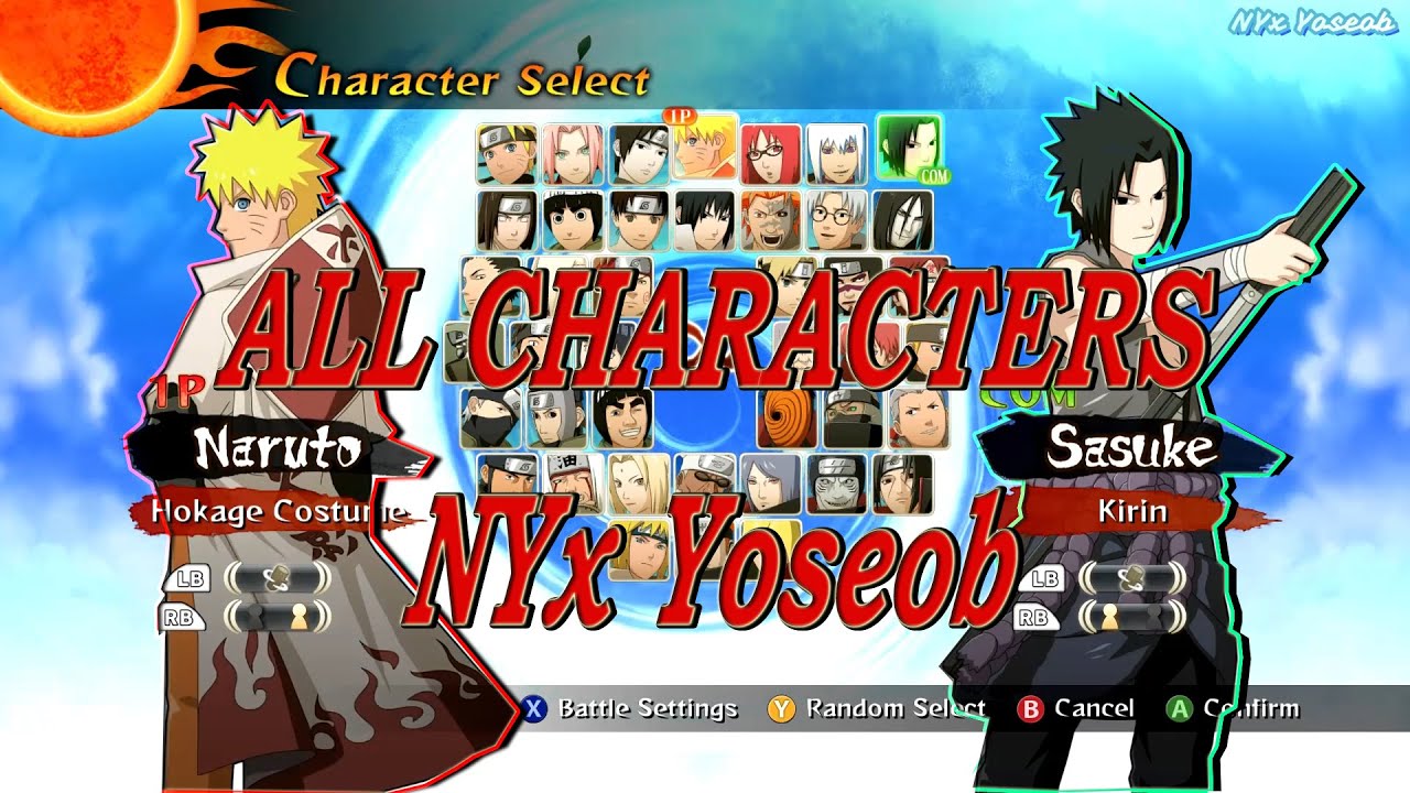 Naruto Shippuden Ultimate Ninja Storm 2 (2010) - All Characters (PC ...