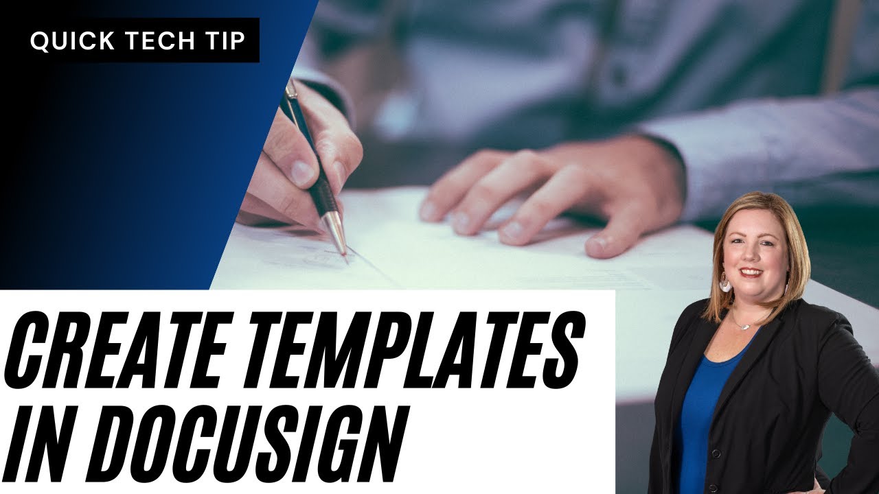 Create Templates For Documents You Always Use In DocuSign - YouTube