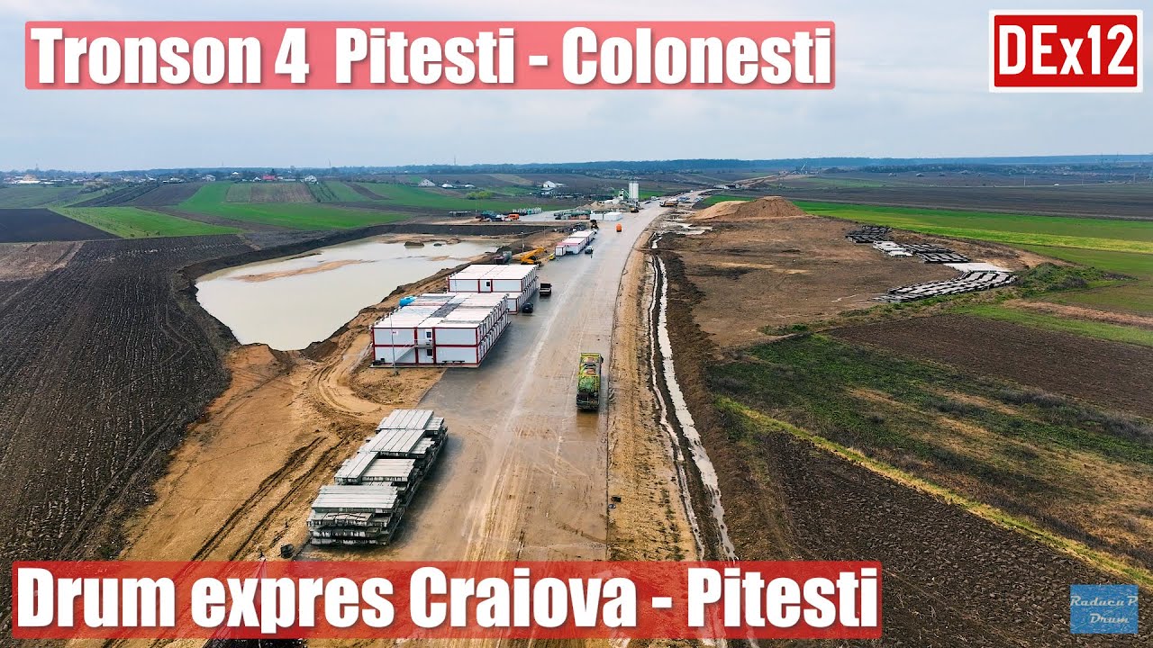 DEx12 DRUM EXPRES Craiova - Pitesti | Tronson 4 Pitesti- Colonesti ...