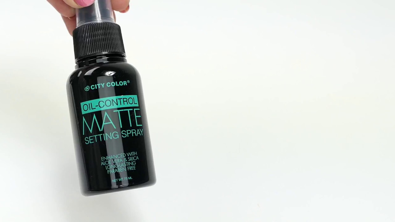 City Color Cosmetics oil Control Matte Setting Spray - YouTube