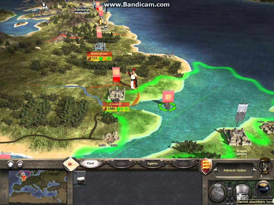 Medieval 2 total war Campaign part 1-England - YouTube