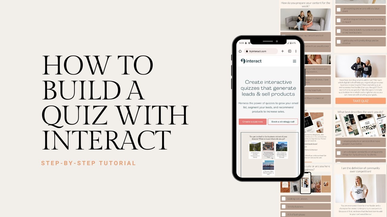 How To Build A Quiz With Interact (Tutorial) - YouTube