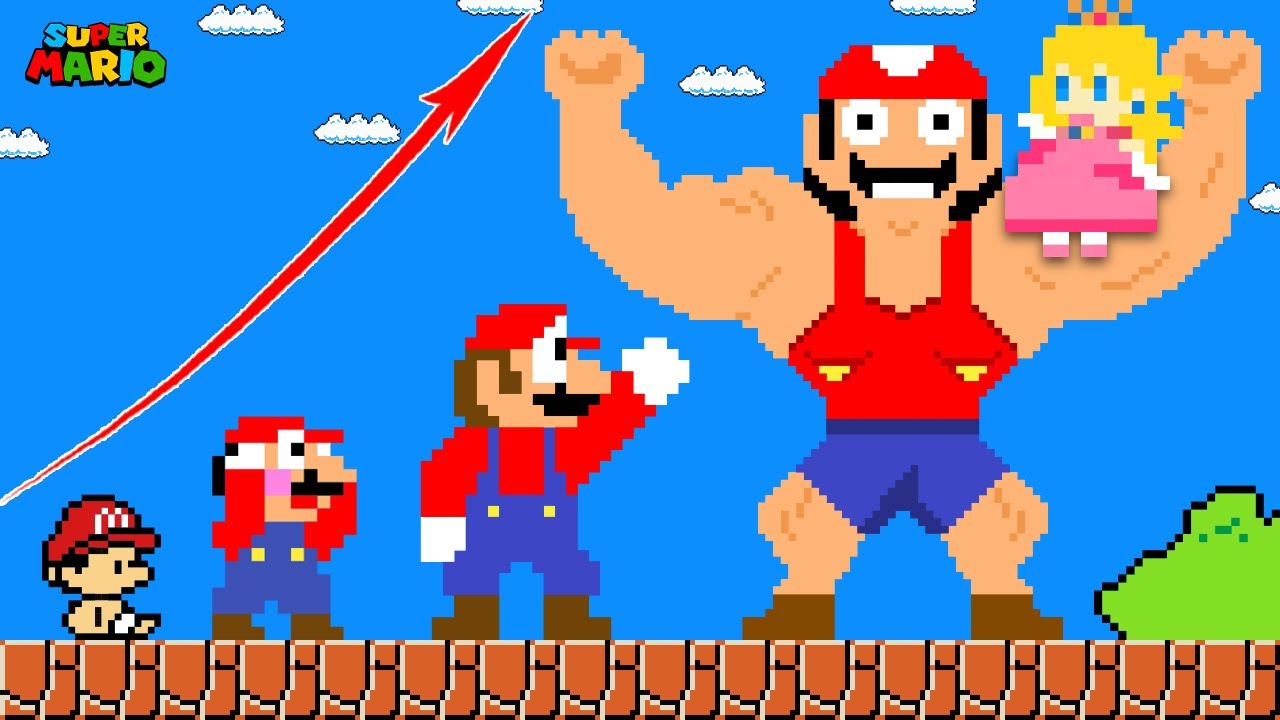 Evolution Of Mario: Growing Up Compilation! - YouTube