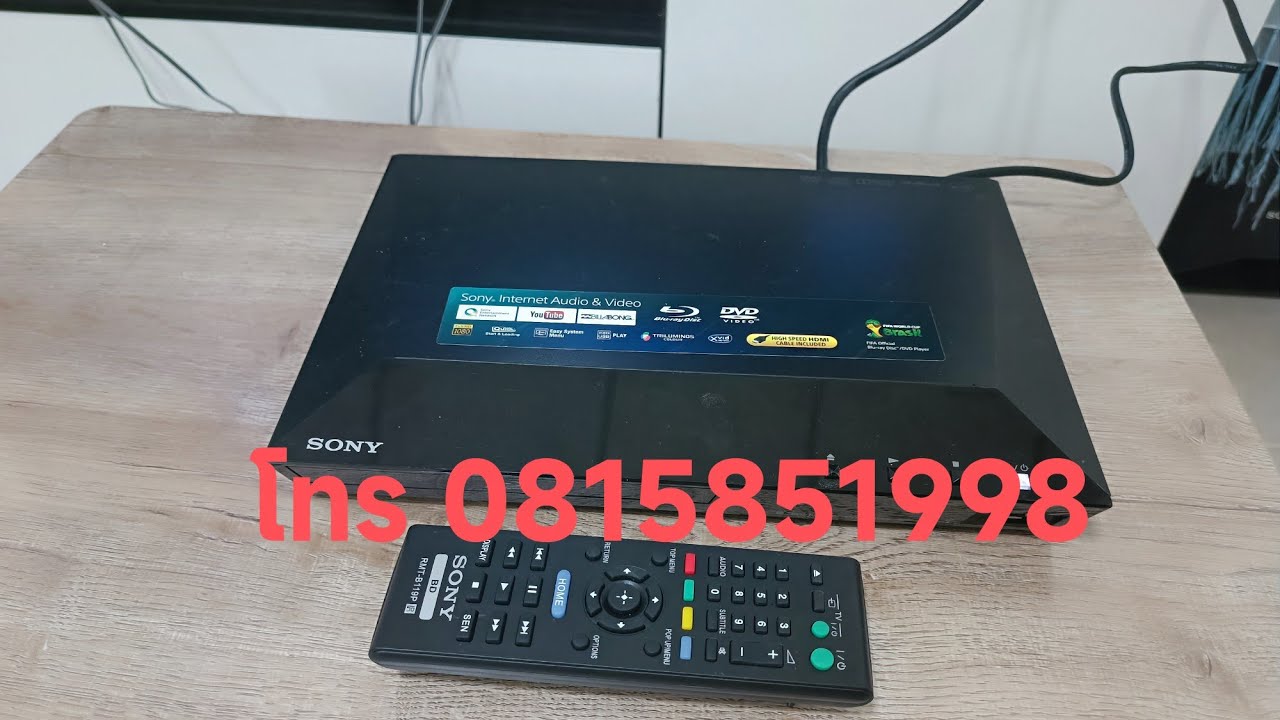 SONY BLU-RAY DISC PLAYER SONY BDP-S1100 เครื่องเล่นบลูเรย์ บลูเรย์ SONY ...