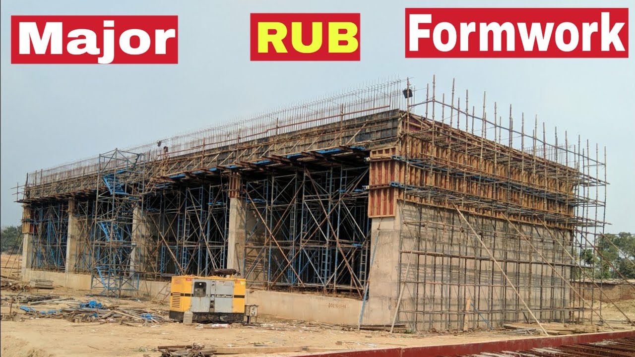 Major RUB(Rail Under Bridge) |formwork |shuttering and staging with ...