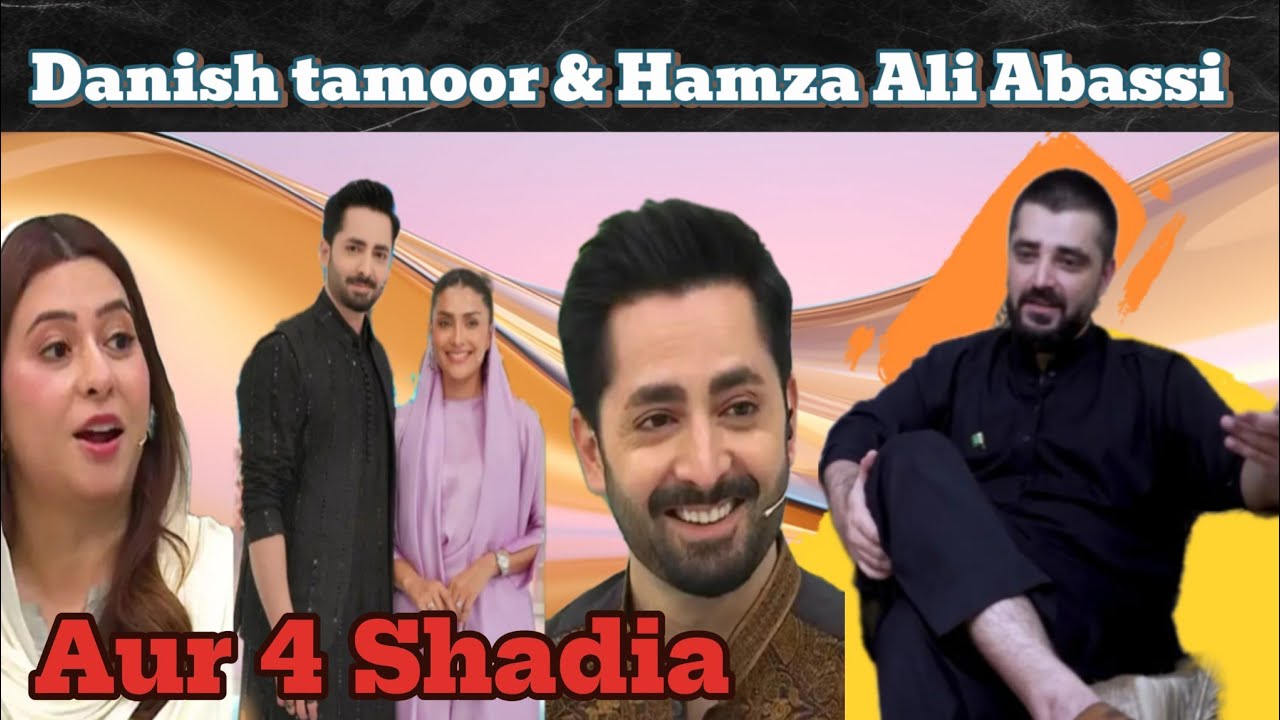 Danish Tamoor & Hamza Ali Abassi Statement On 4 Marriges - YouTube