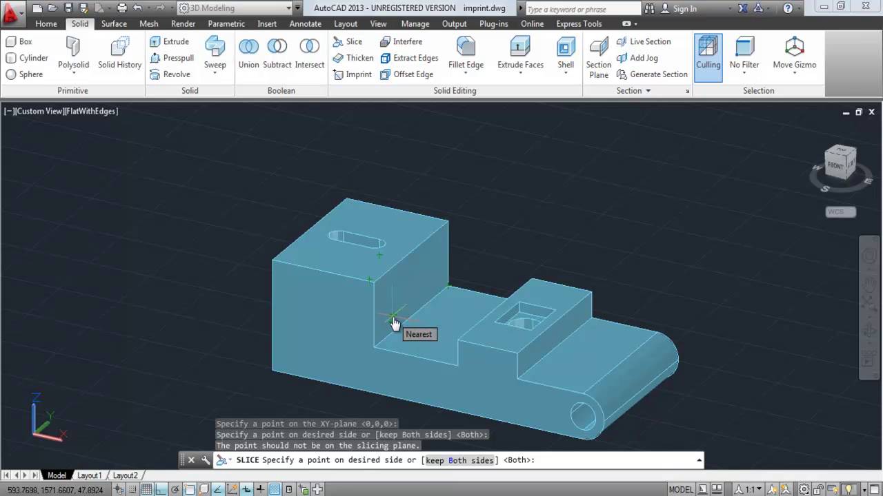 A 3 30 Solid editing slice - YouTube