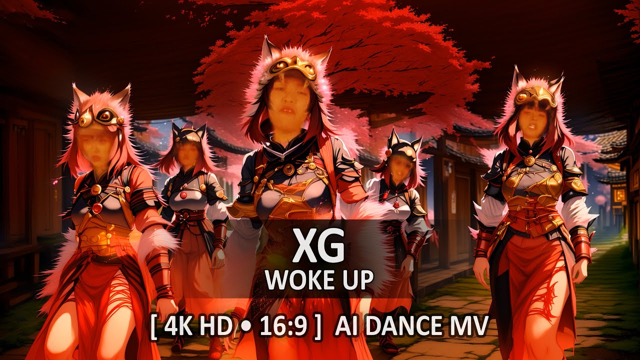 XG [엑스지] - 'WOKE UP' AI Remix Dance MV ( Alpha Samurai Concept - Generative AI Stable Diffusion ...