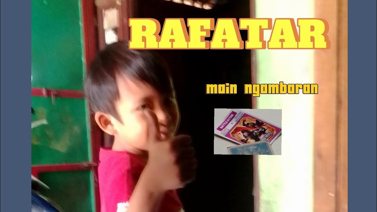 RAFATAR LAGI MAIN NGAMBARAN - YouTube