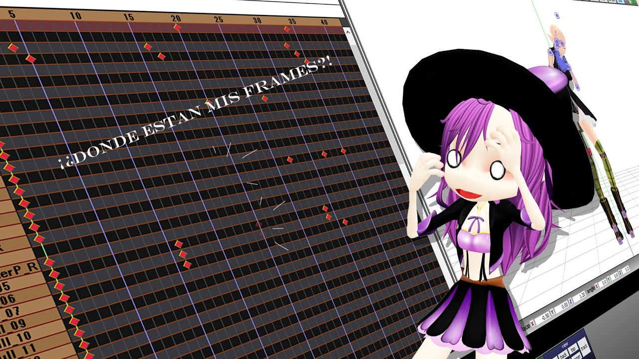 『MMD Tutorial Express』 Frames invisibles en el MMD ¿Cómo lo arreglo ...
