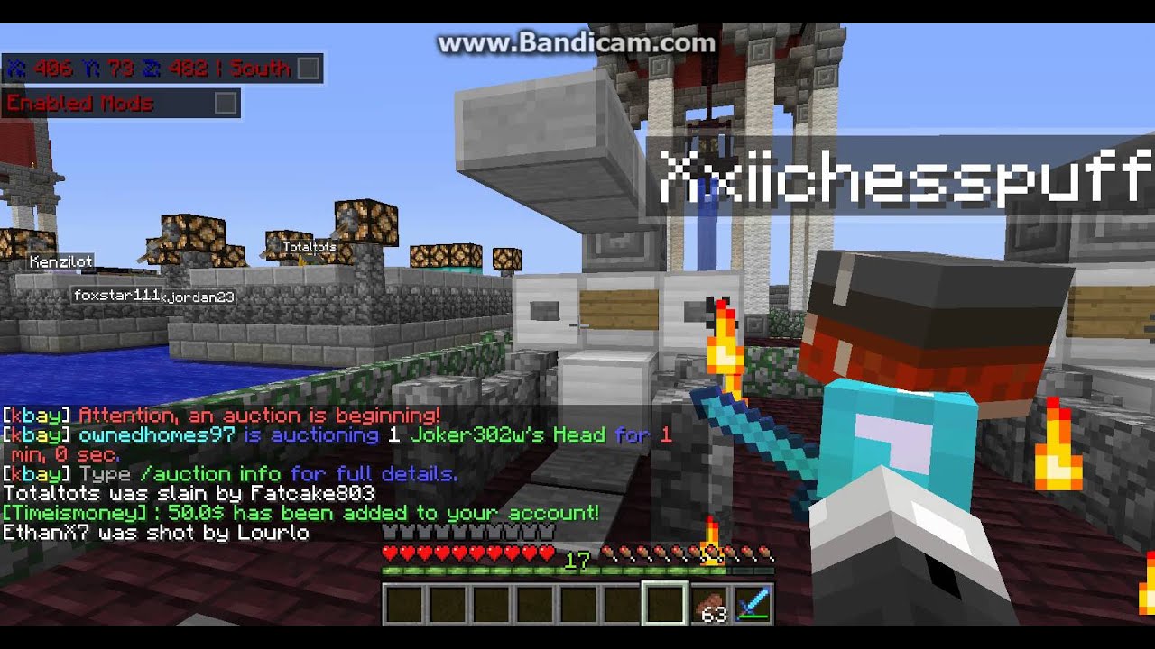 Minecraft awesome servers Raid/Greif/Shop/Faction... - YouTube