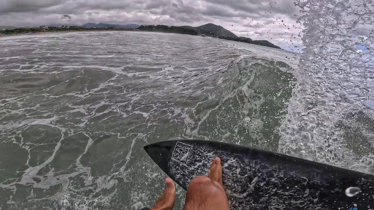 DIA DE SURF NO MAR GRANDE DA PG | Surf Pov - YouTube