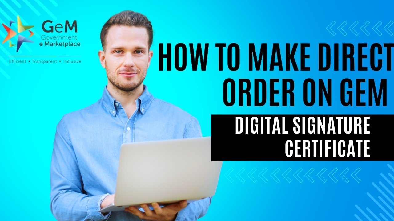 How to Make a Direct Order on GeM Portal | GeM Portal 2025: Direct Order Process | - YouTube