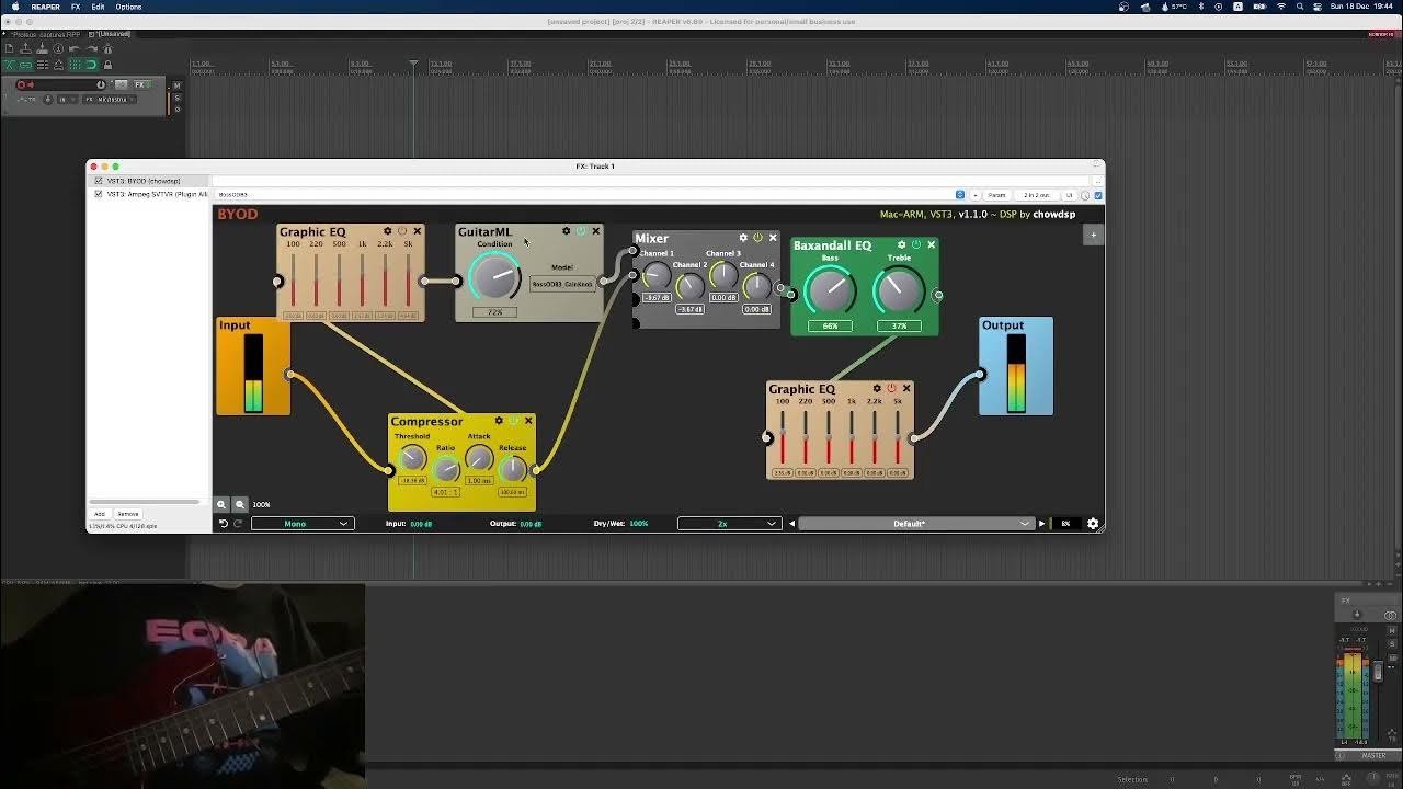 GuitarML Proteus Boss ODB-3 model - YouTube