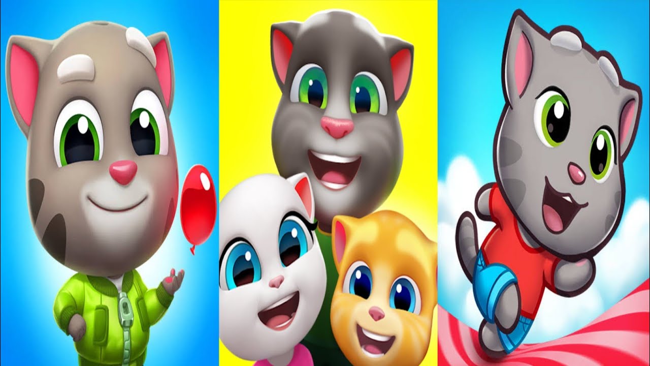 Talking Tom Splash Force Vs My Talking Tom and Friends Vs Talking Tom ...