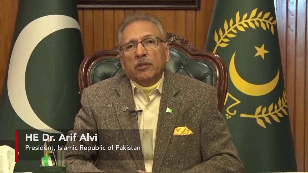 Message from HE Dr. Arif Alvi on New Members & High Achievers Ceremony ...