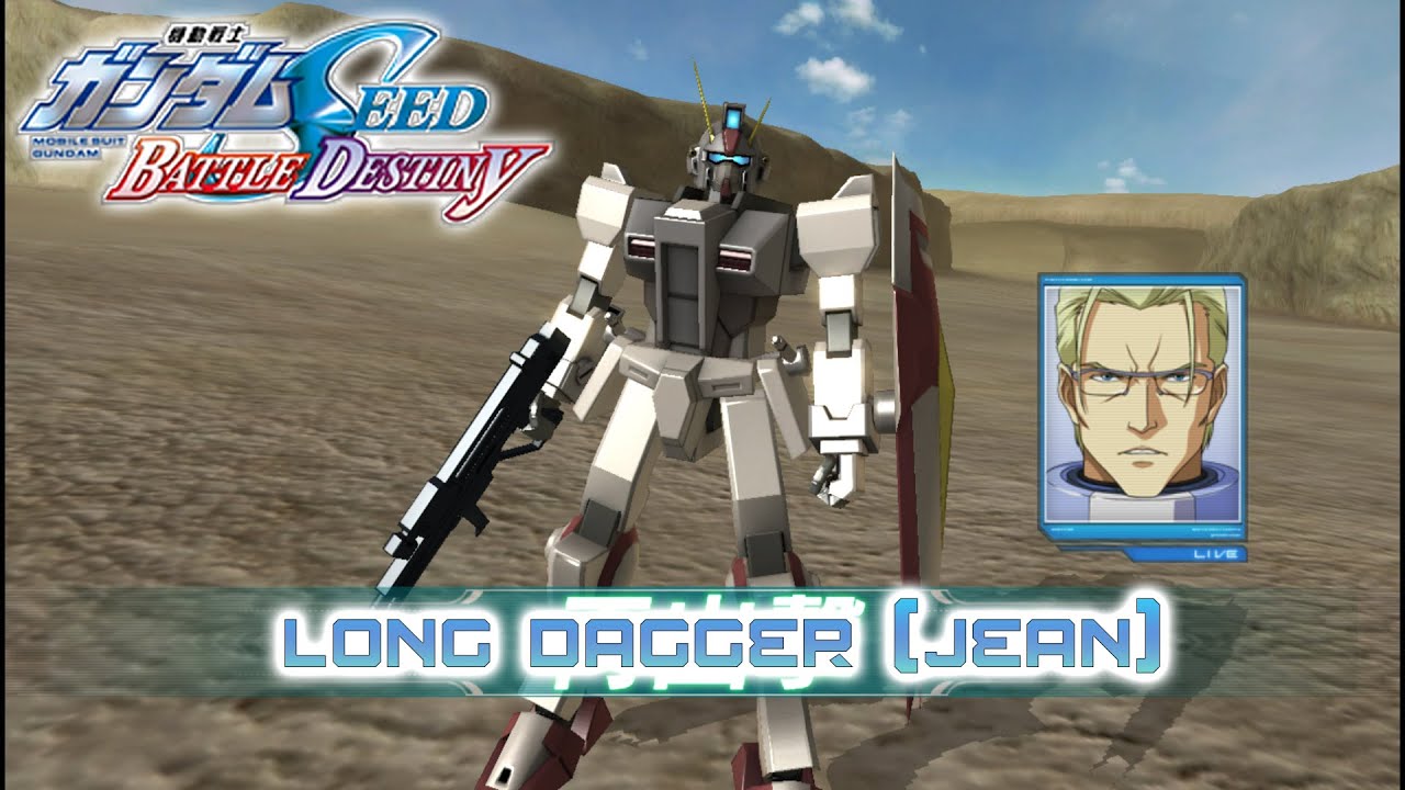 Jean Long Dagger Gameplay: Gundam Seed Battle Destiny - YouTube