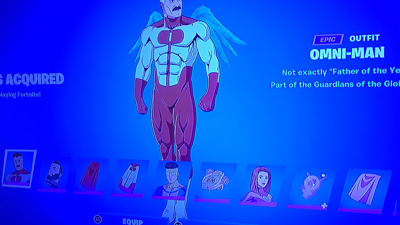 Fortnite X Invincible collaboration showcase - YouTube