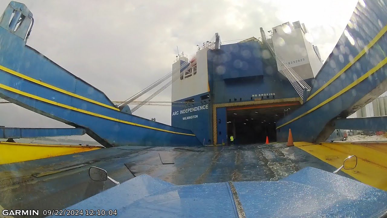 Inside a Cargo Ship: Shipping a Car from Europe to the U.S. - YouTube