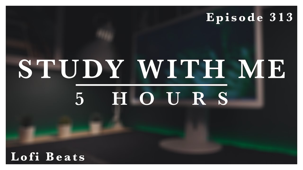 Study With Me #313 🪂 | Lofi Hip-Hop 🎶 | 5 Hours (45/15 pomodoro format ...