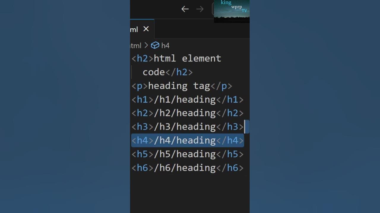 Html Tutorial L Html Element Reference Heading Code Htmltutorial Coding Webdevelopment