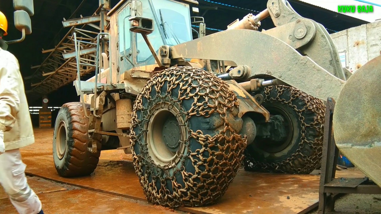 Pemeriksaan pemeliharaan alat wheel loader. - YouTube