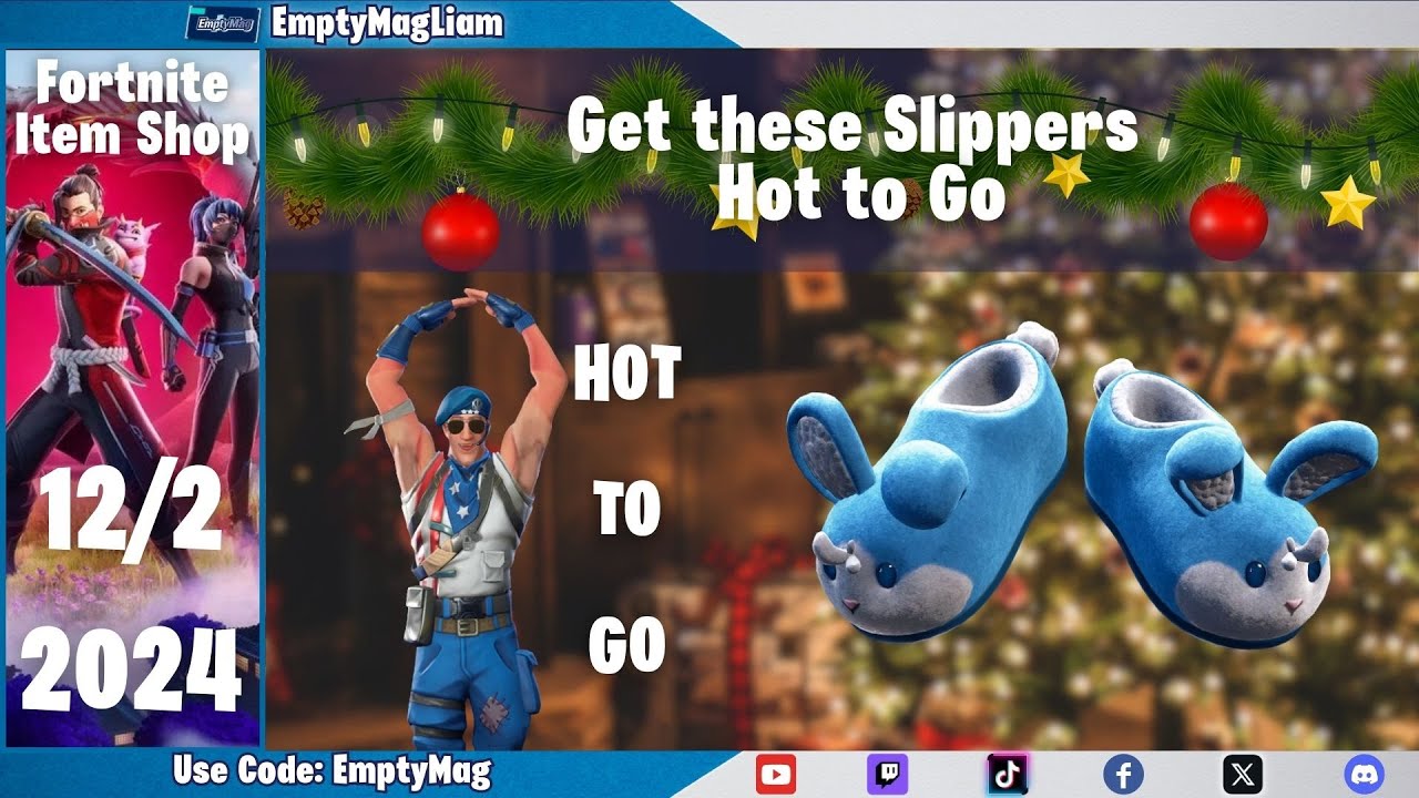 Hot To Go Emote & Bunny Slippers are in the Item shop - Fortnite Item ...