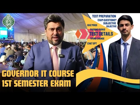 Governor IT Course 1st Semester Exam Detail 📖 Complete Information 📝 # ...