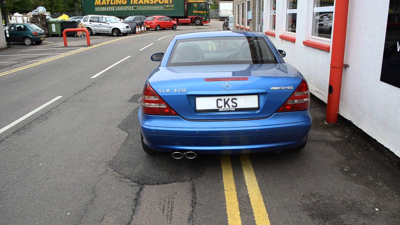 Mercedes R170 SLK320 CKS Sport Exhaust & Performance Upgrades - YouTube