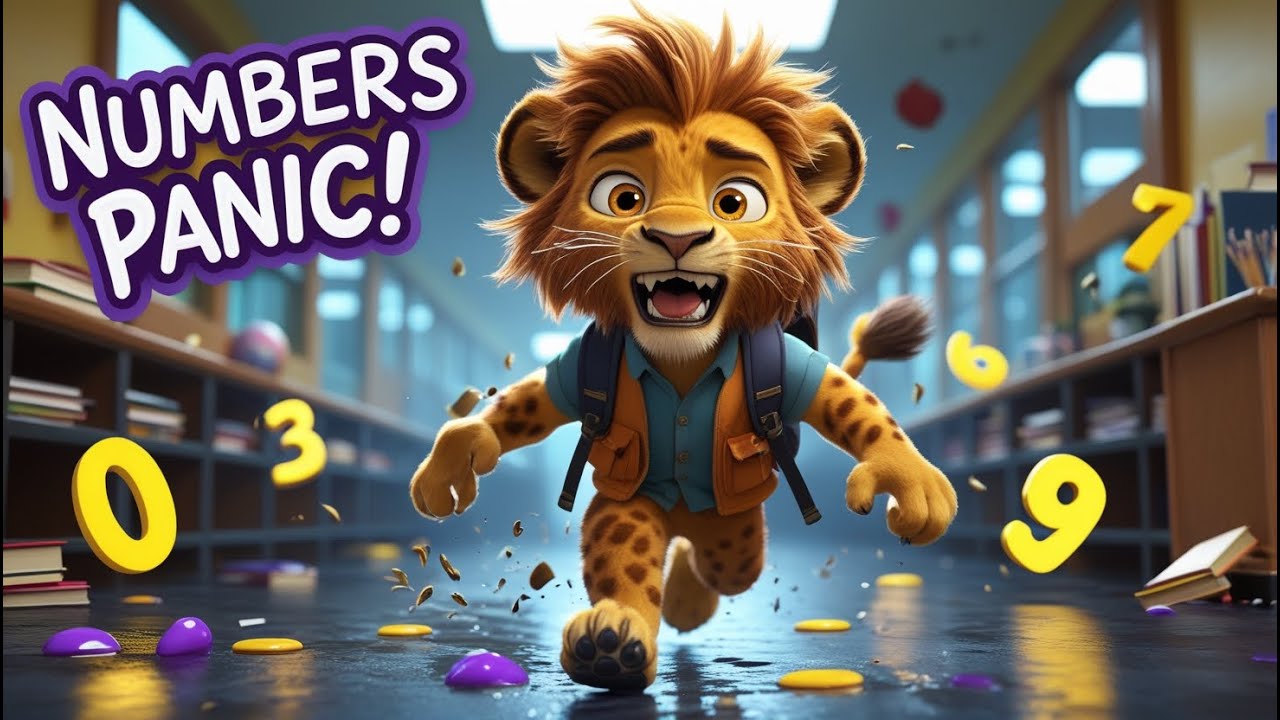 LEARN NUMBERS 1-10 with LEO the Lion! 🦁 - YouTube