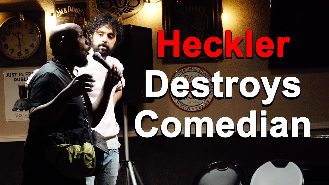 Heckler Destroys Comedian - YouTube