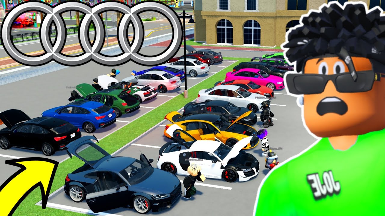 NEW AUDI CARS ONLY CAR MEET IN ROBLOX DRIVING EMPIRE - YouTube