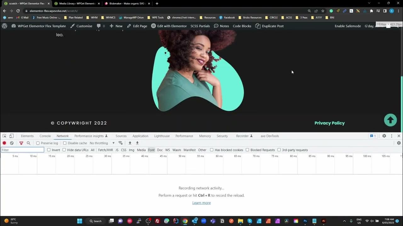 Elementor Blob shapes background and mask - YouTube
